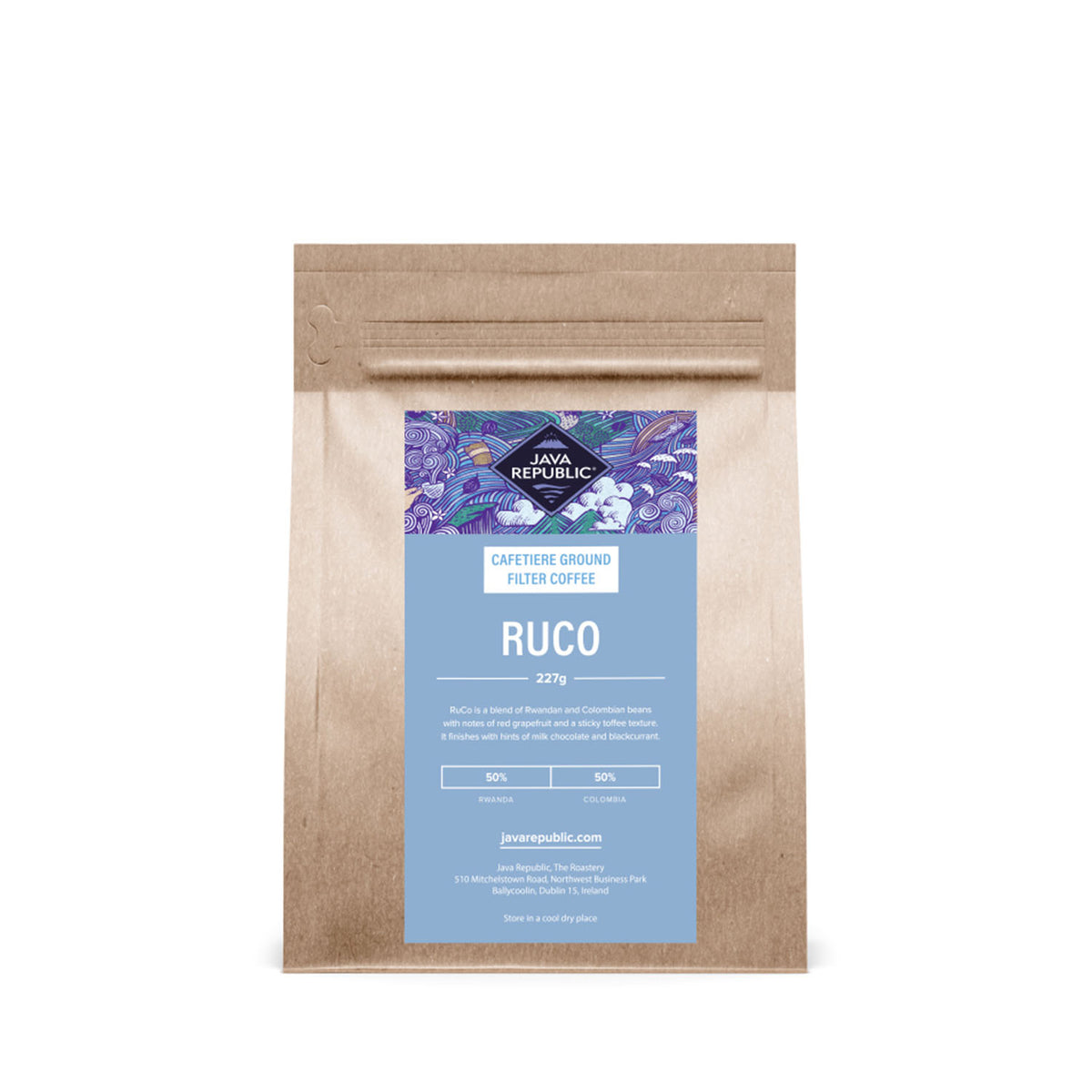 RuCo 227g Ground | Premium Hand-roasted Coffee Beans – Java Republic